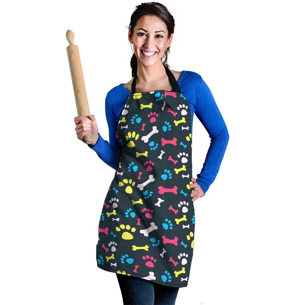 Dog Paw Print Women's Apron