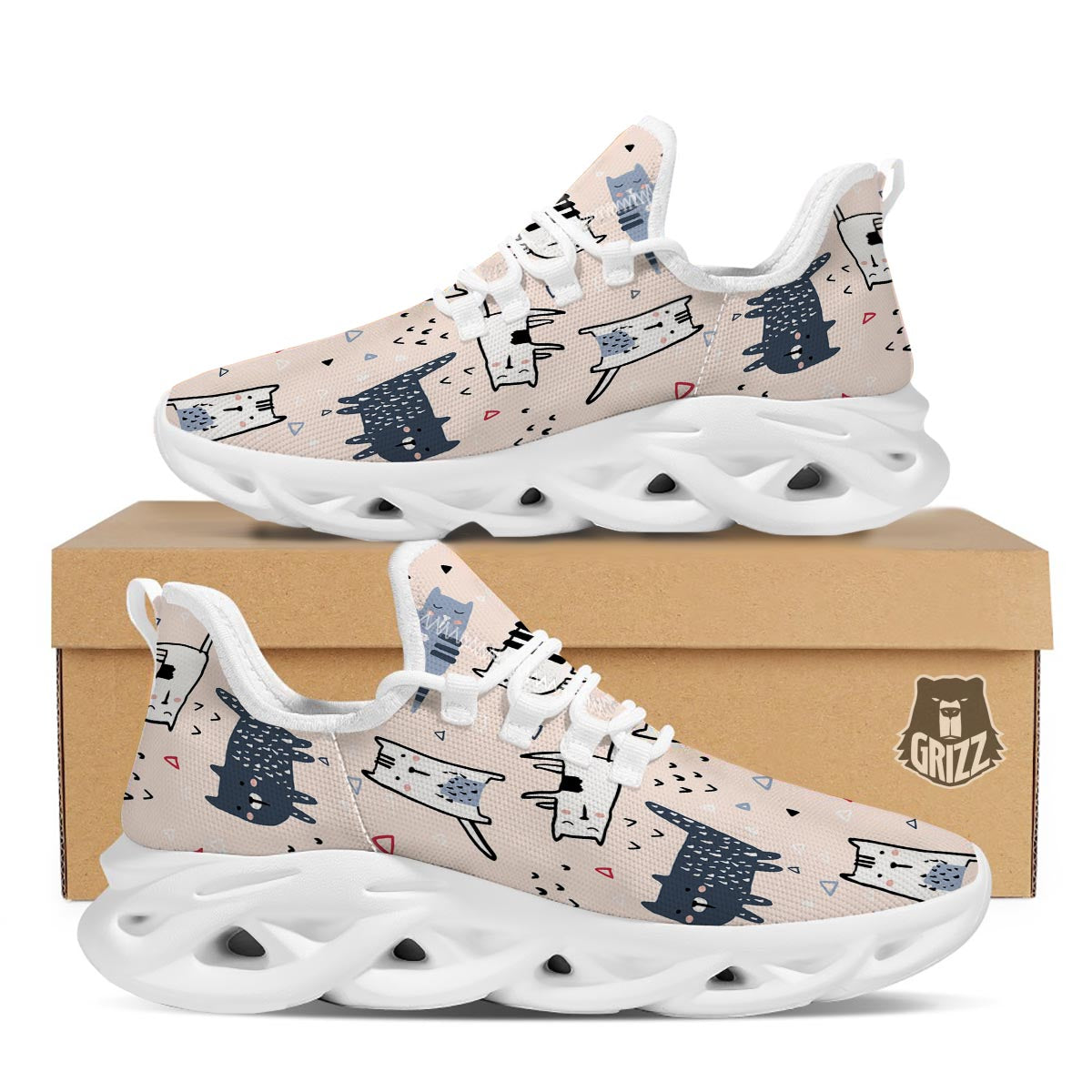 Cat In Running Shoes