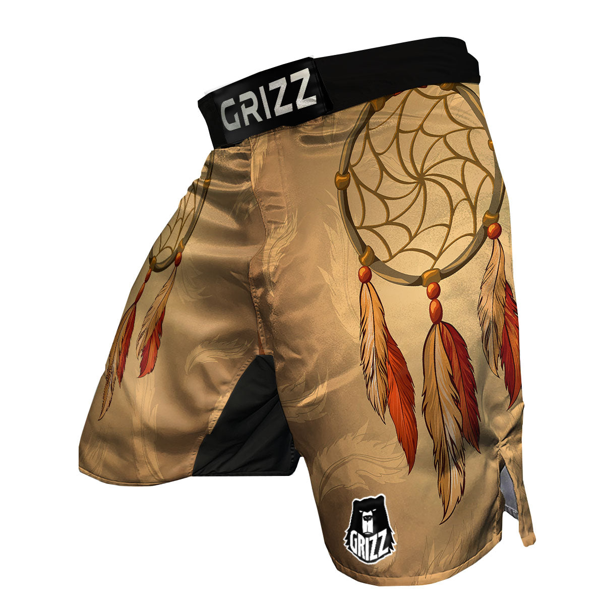 Dream Catcher Native American Print MMA Shorts