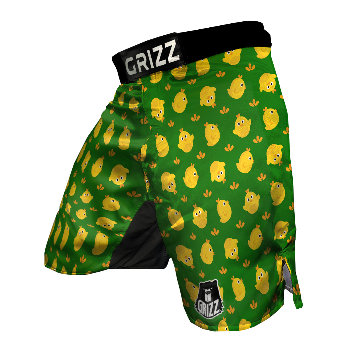 Emoji Cute Chicken Print Pattern MMA Shorts