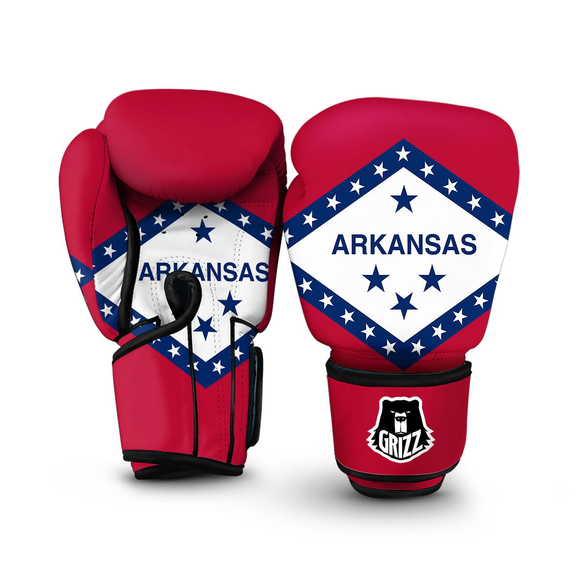 Flag Of Arkansas Boxing Gloves
