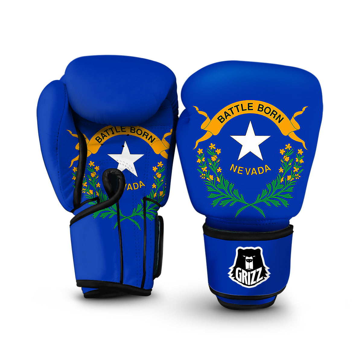 Flag Of Nevada Boxing Gloves
