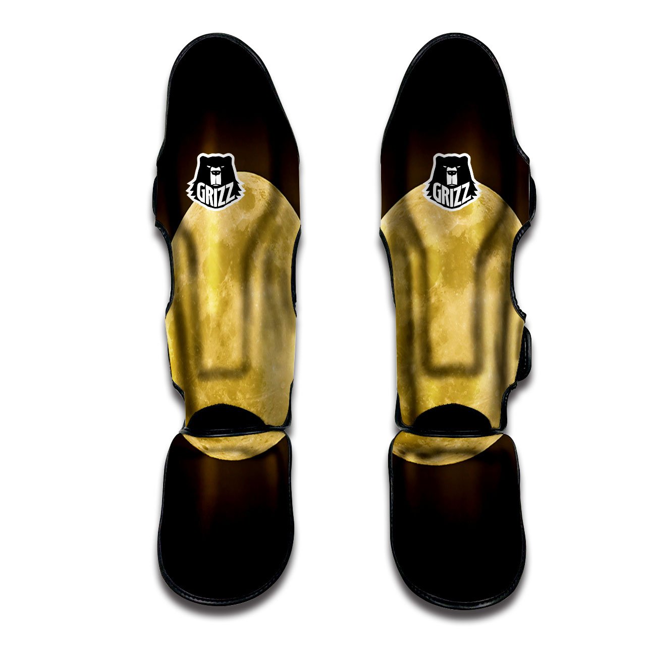 Full Moon Night Sky Print Muay Thai Shin Guards