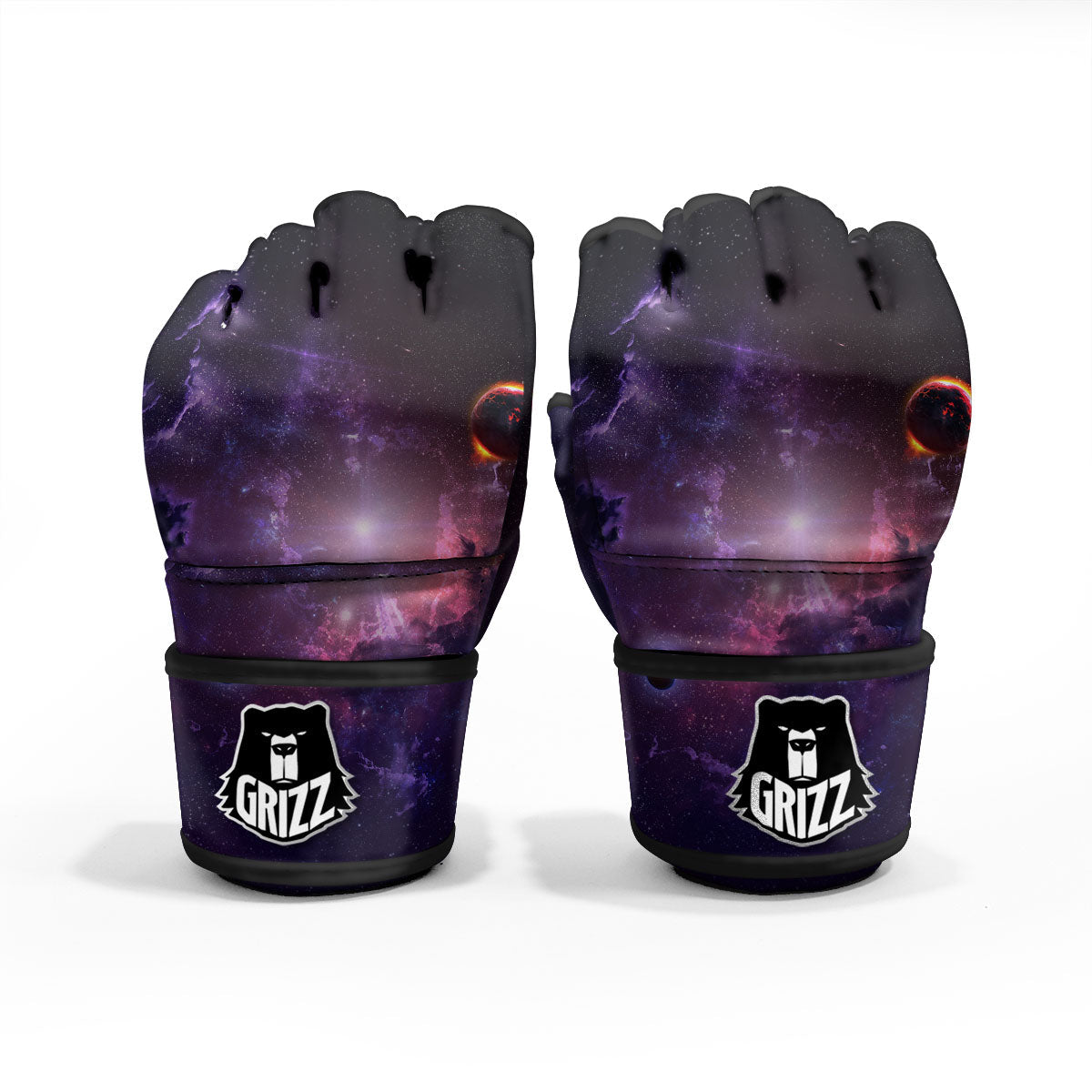 Galaxy Deep Space Light Stardust Print MMA Gloves