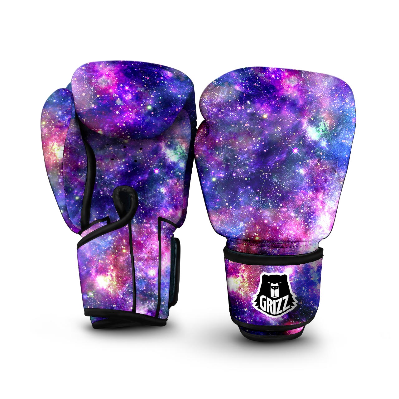 Galaxy Night Print Boxing Gloves