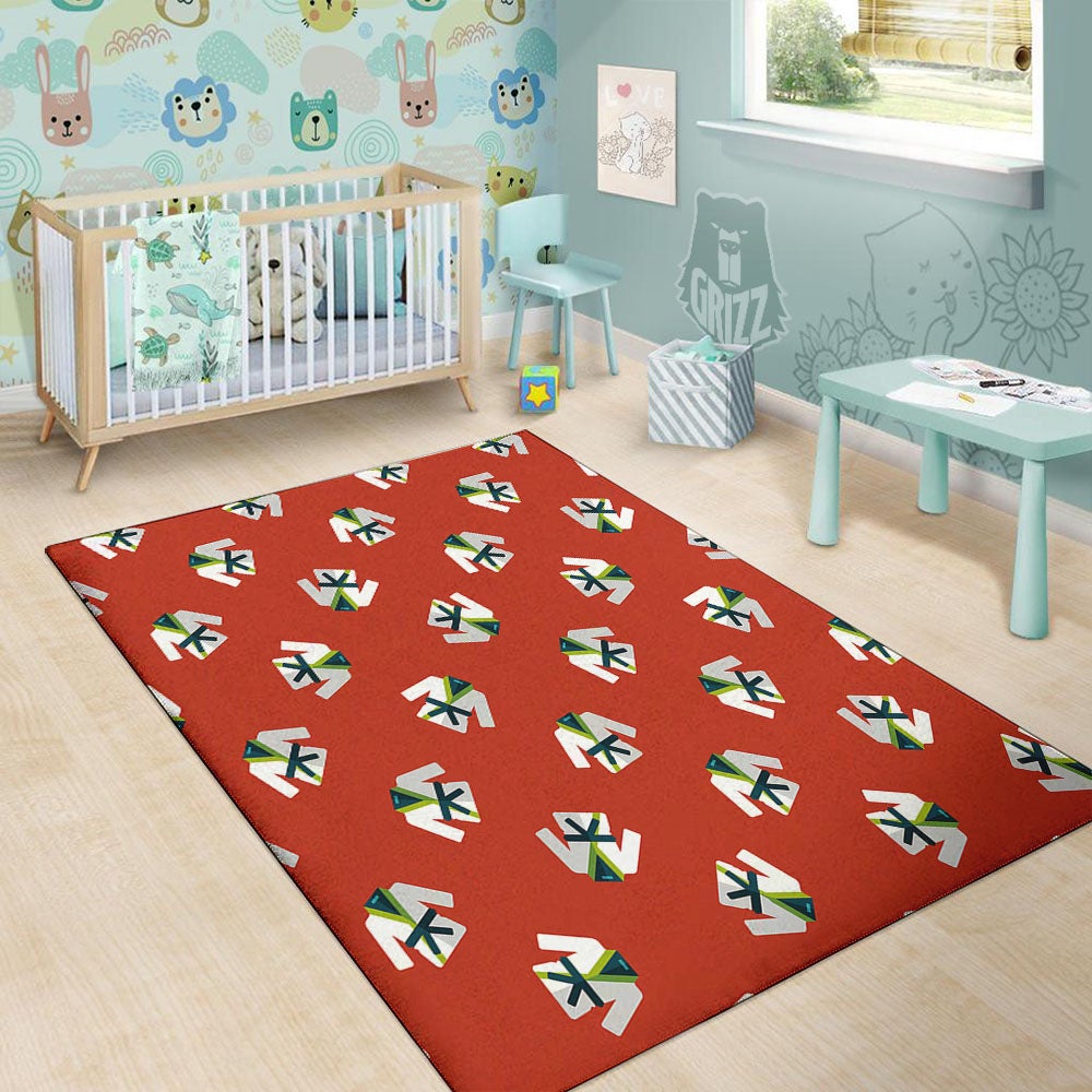 Gi Karate Print Pattern Floor Mat