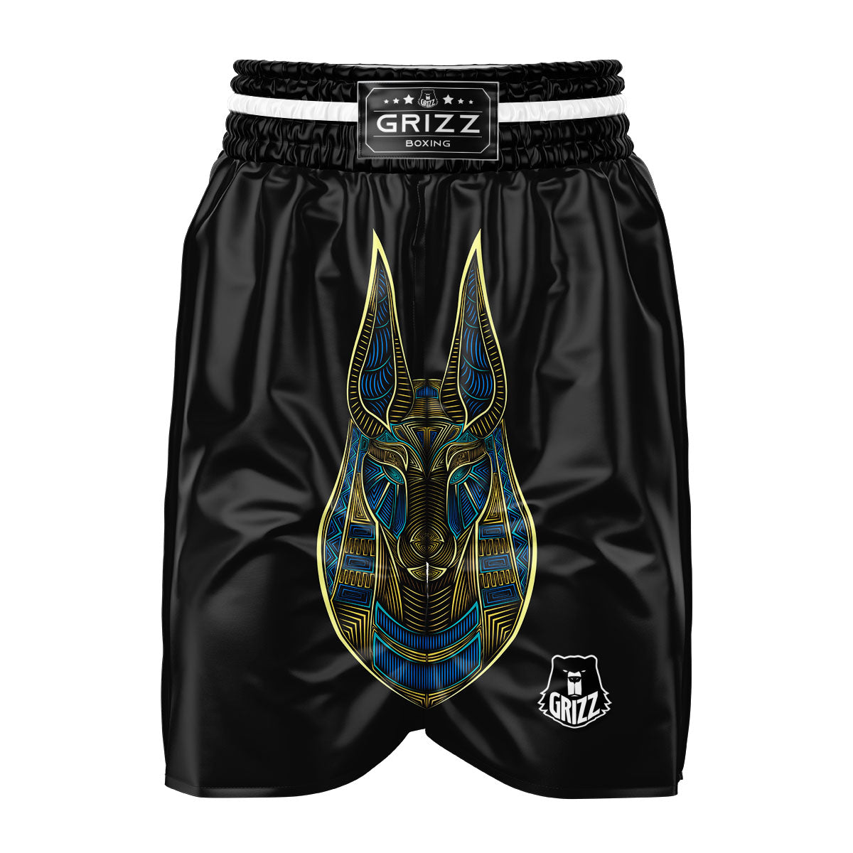Gods Ancient Egyptian Print Boxing Shorts