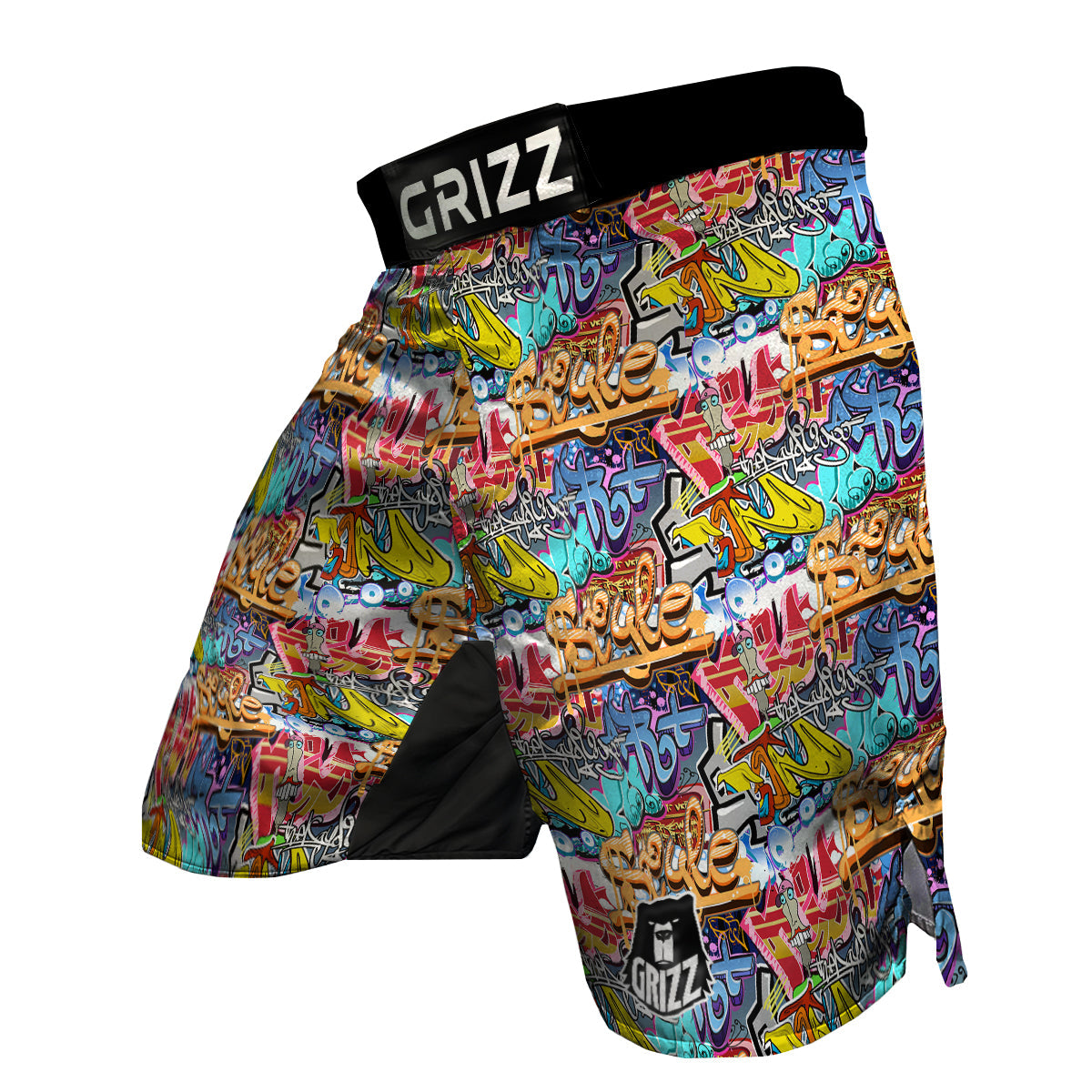 Graffity Street Art Print Pattern MMA Shorts