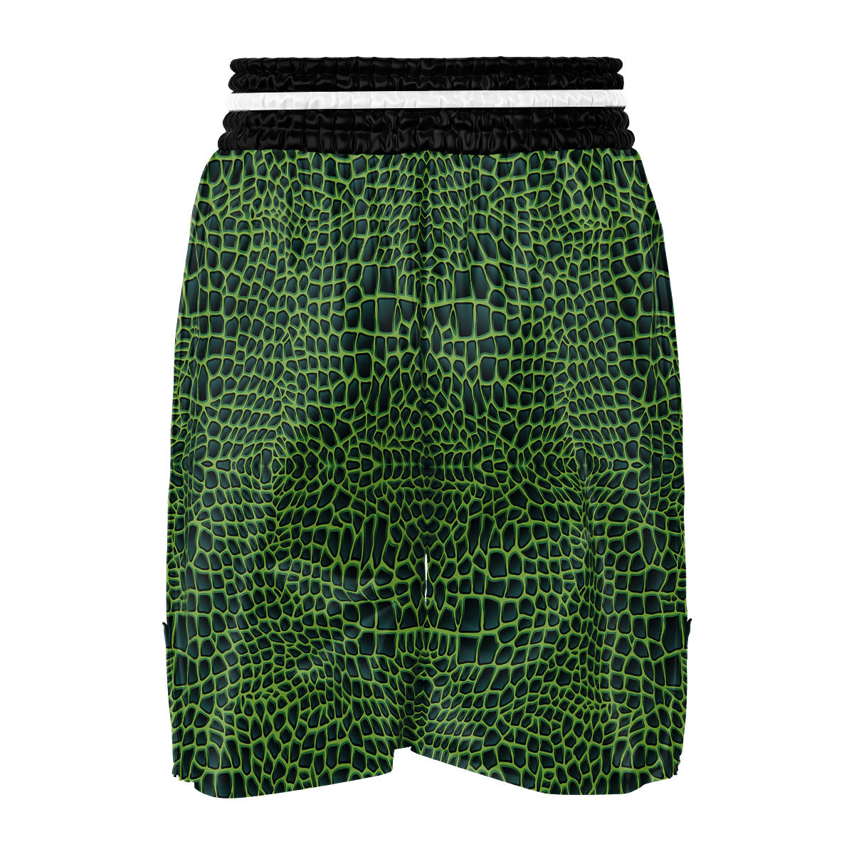 Green Crocodile Leather Skin Print Boxing Shorts – Grizzshopping