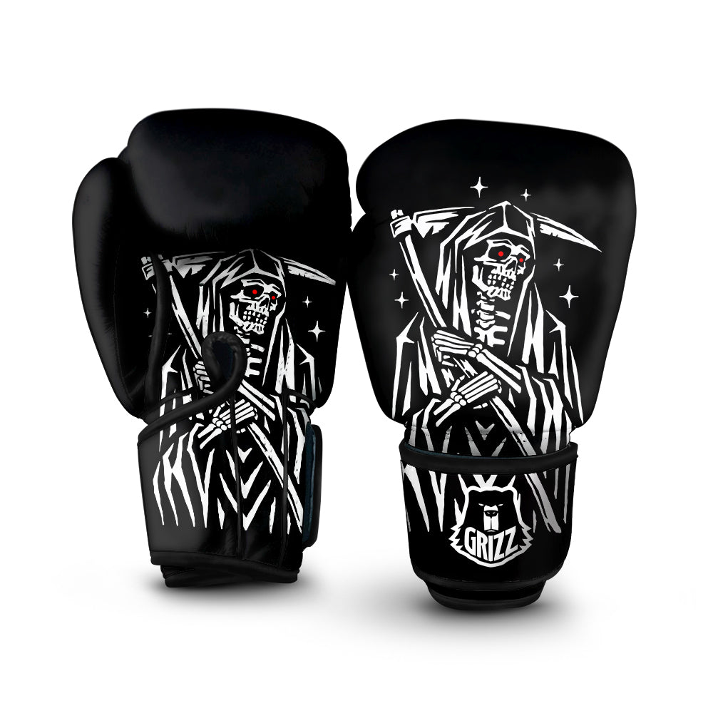 Grim Reaper Sad Print Boxing Gloves – Grizzshopping