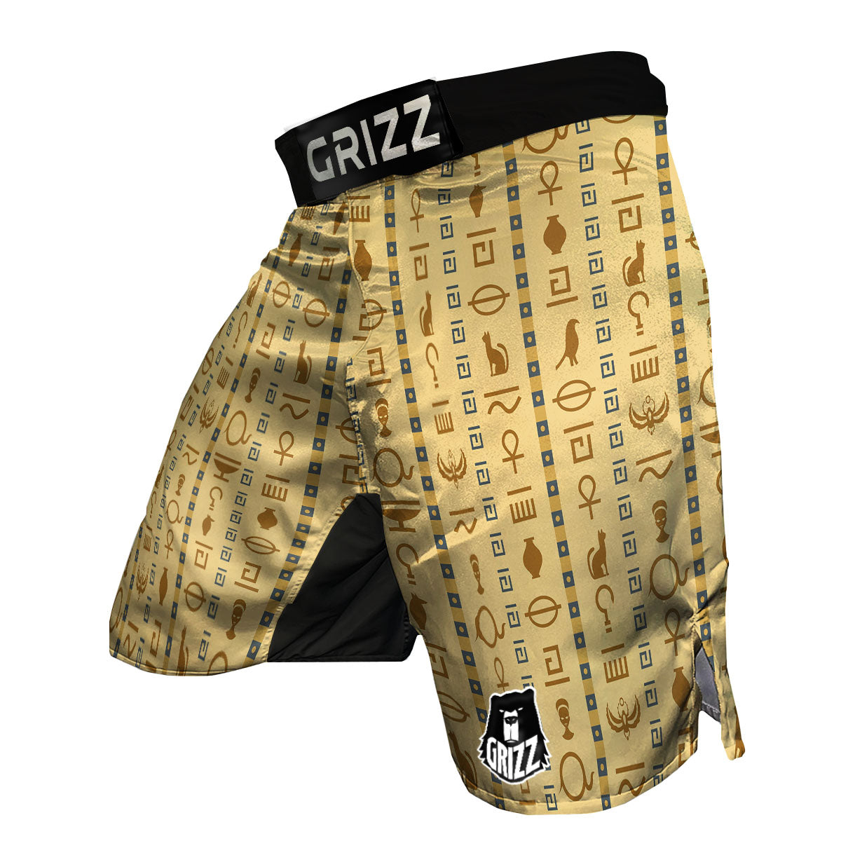 Hieroglyphs Ancient Egyptian Print MMA Shorts