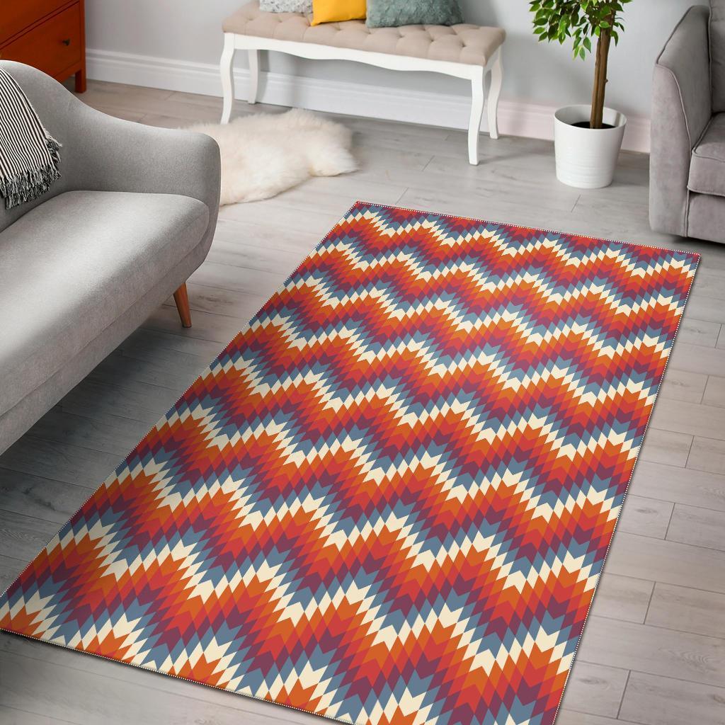 Indians Native American Navajo Aztec Tribal Print Floor Mat