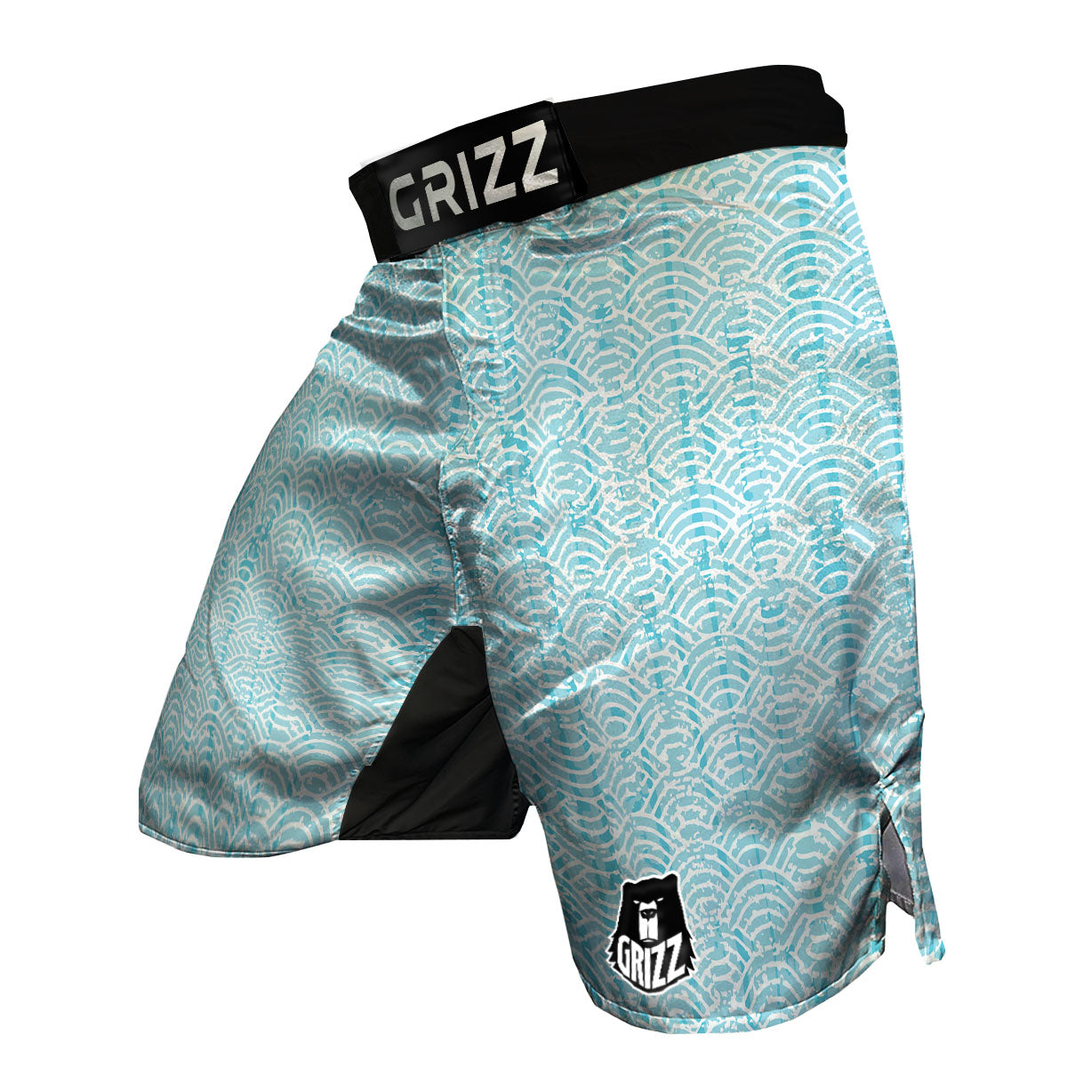 Japanese Great Wave Ancient Print MMA Shorts – Grizzshopping