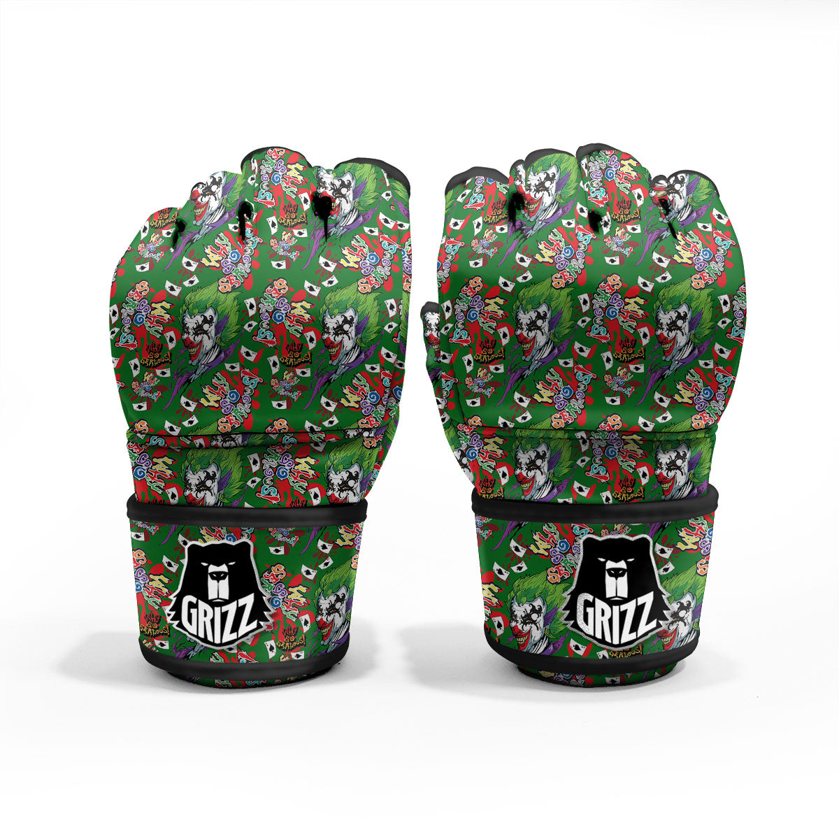 Joker Why So Serious Colorful Print Pattern MMA Gloves