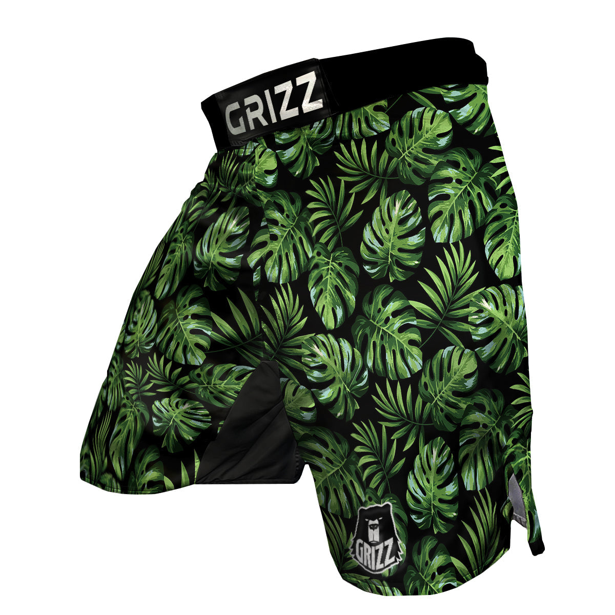 Monstera Leaves Tropical Print Pattern MMA Shorts