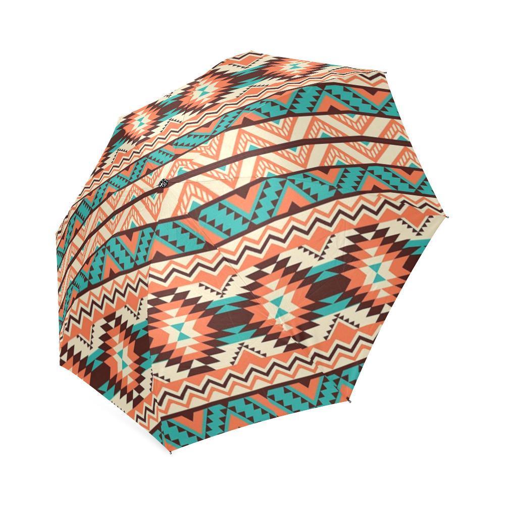 Native American Navajo Indians Aztec Tribal Print Foldable Umbrella
