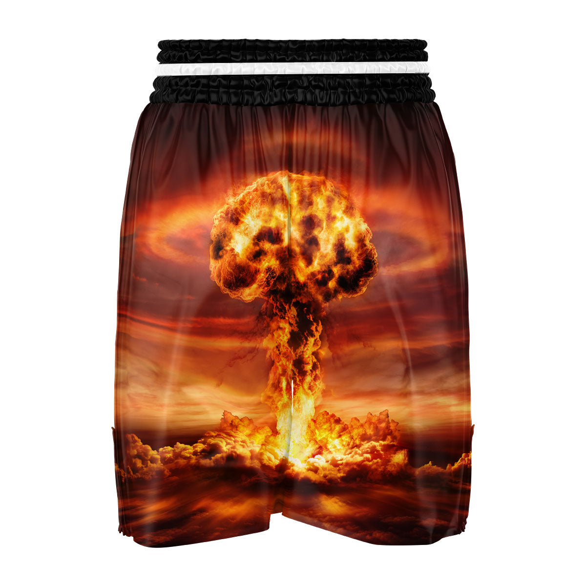 Nuclear Bomb Explosion Print Boxing Shorts – Grizzshopping