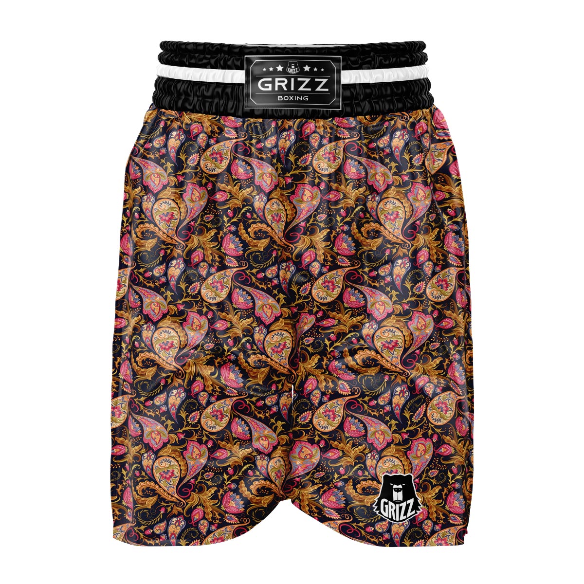 Paisley Indian Retro Print Pattern Boxing Shorts