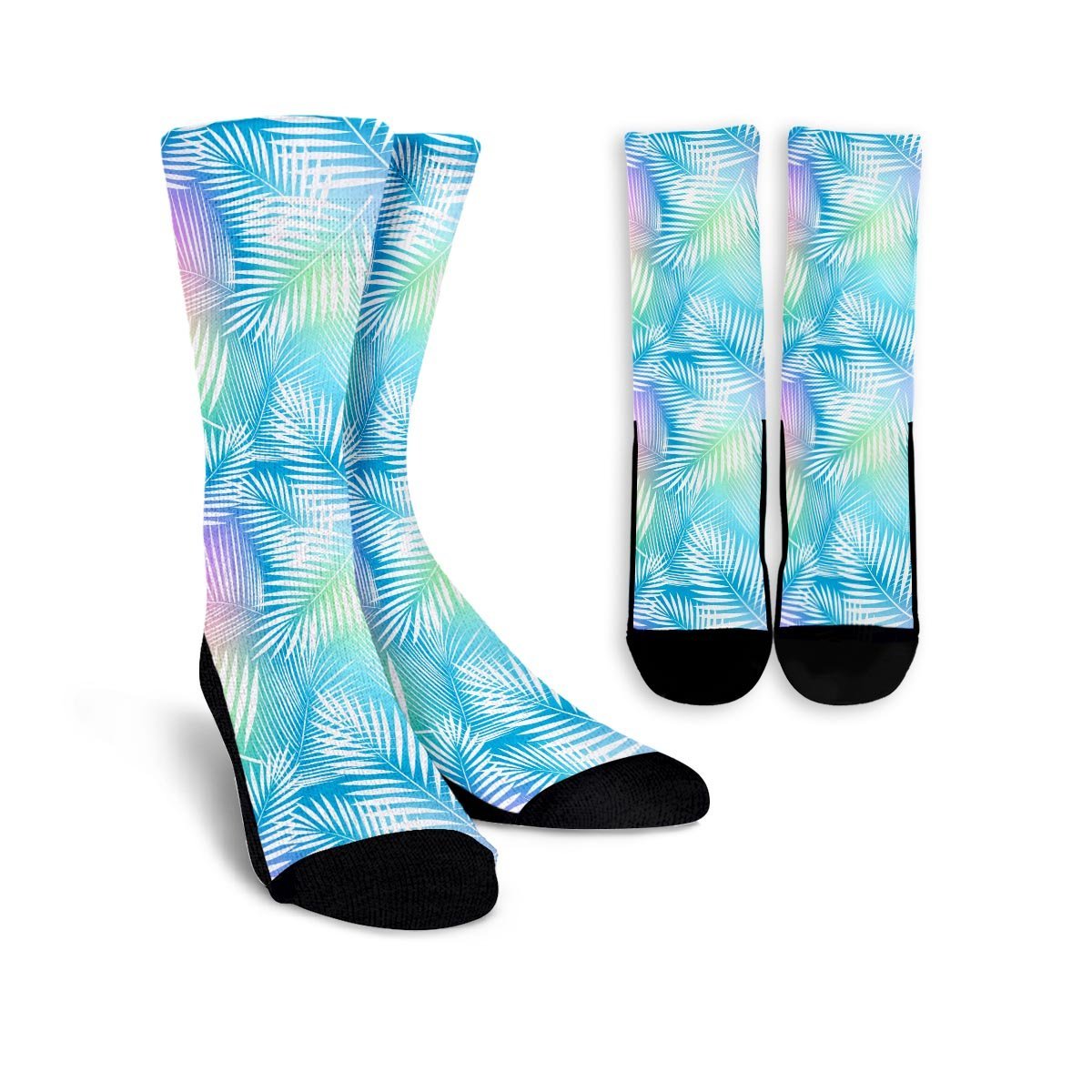 Palm Leaf Hawaiian Print Unisex Socks