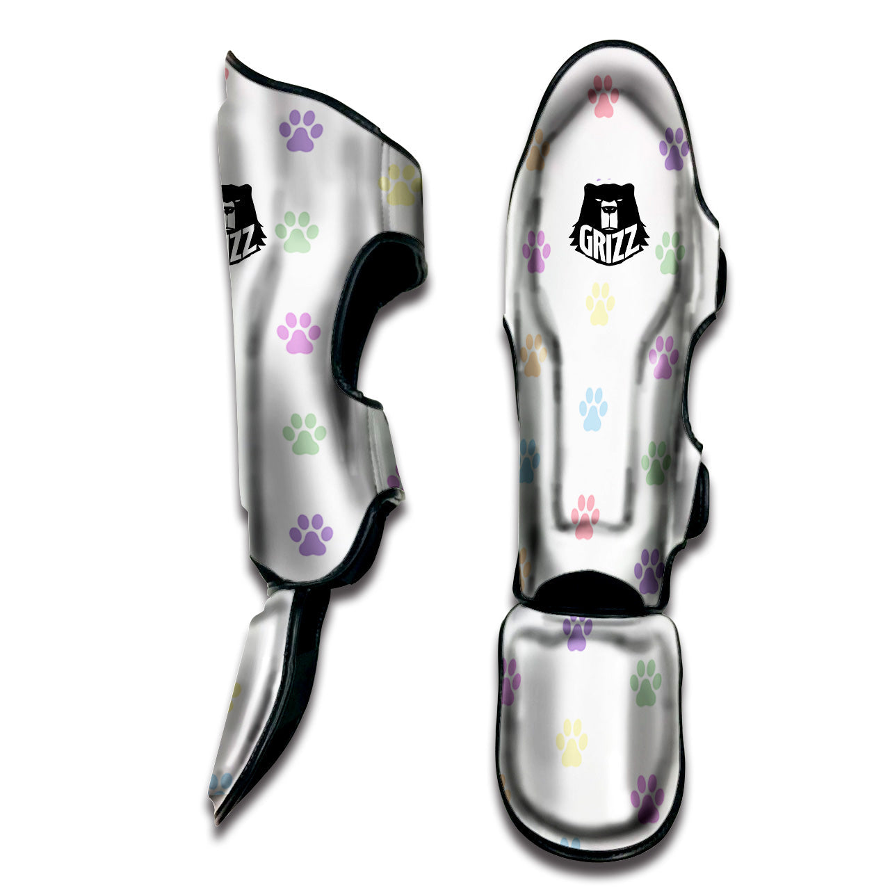 Pastel Paw Print Muay Thai Shin Guards – Grizzshopping