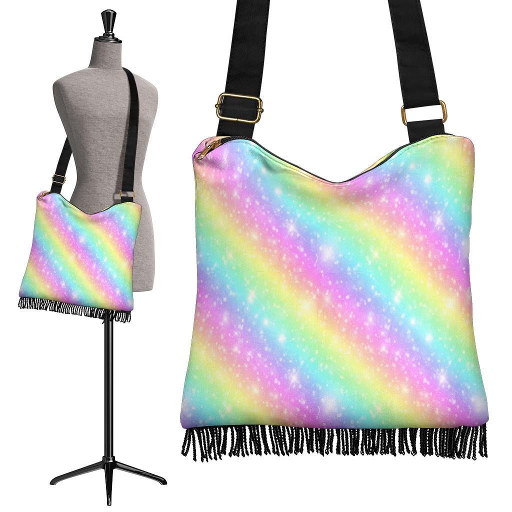 Pattern Print Rainbow Colorful Crossbody Bags