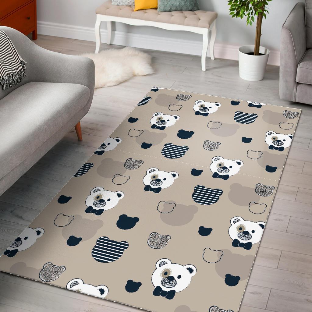 Pattern Print Teddy Bear Floor Mat – Grizzshopping