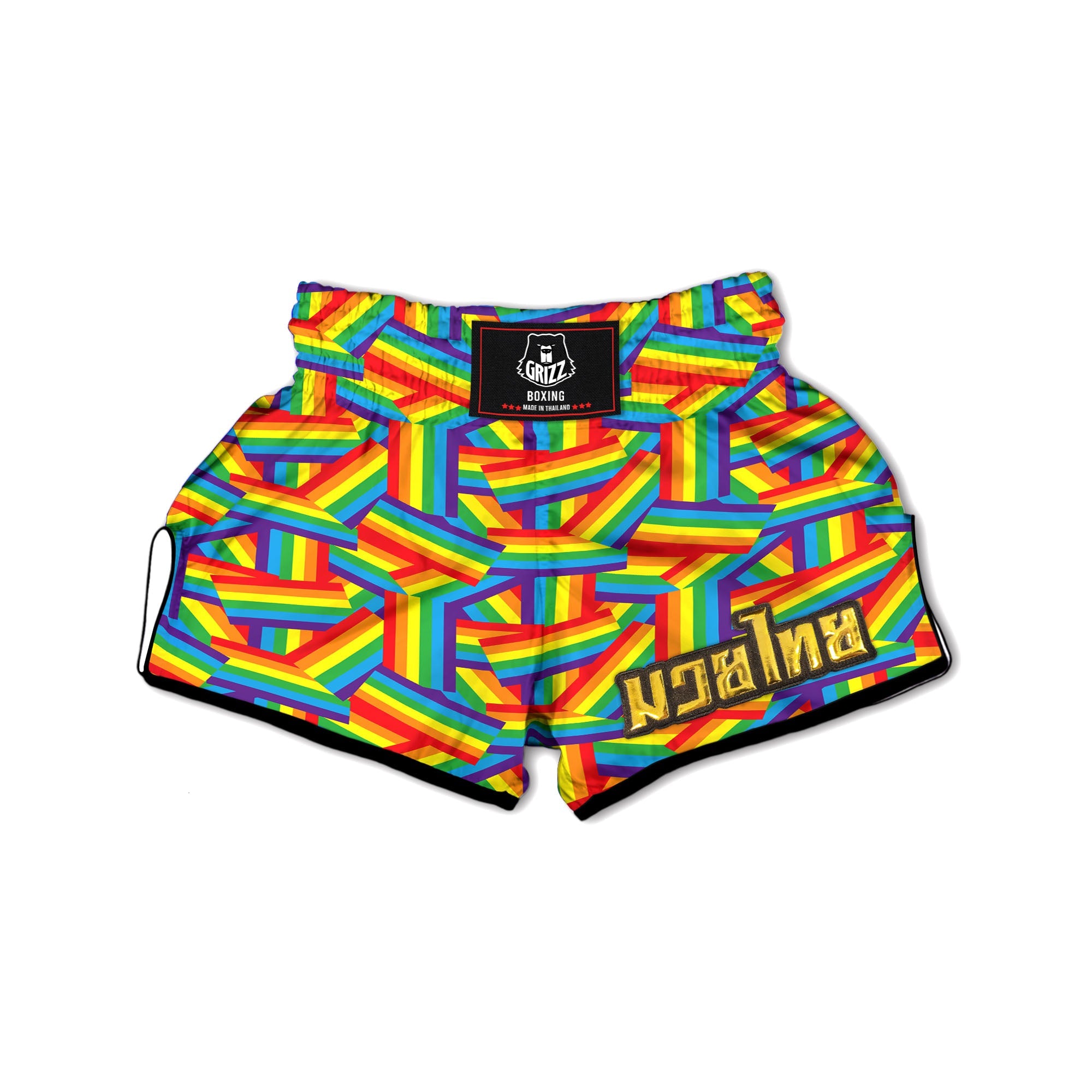 Rainbow Flag LGBT Pride Pattern Muay Thai Boxing Shorts
