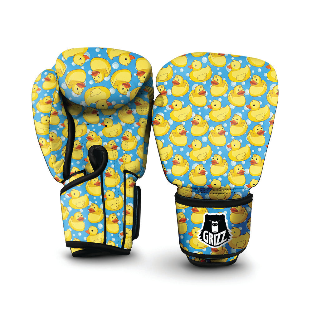 Rubber Duck In Water Print Pattern Boxing Gloves – Grizzshopping