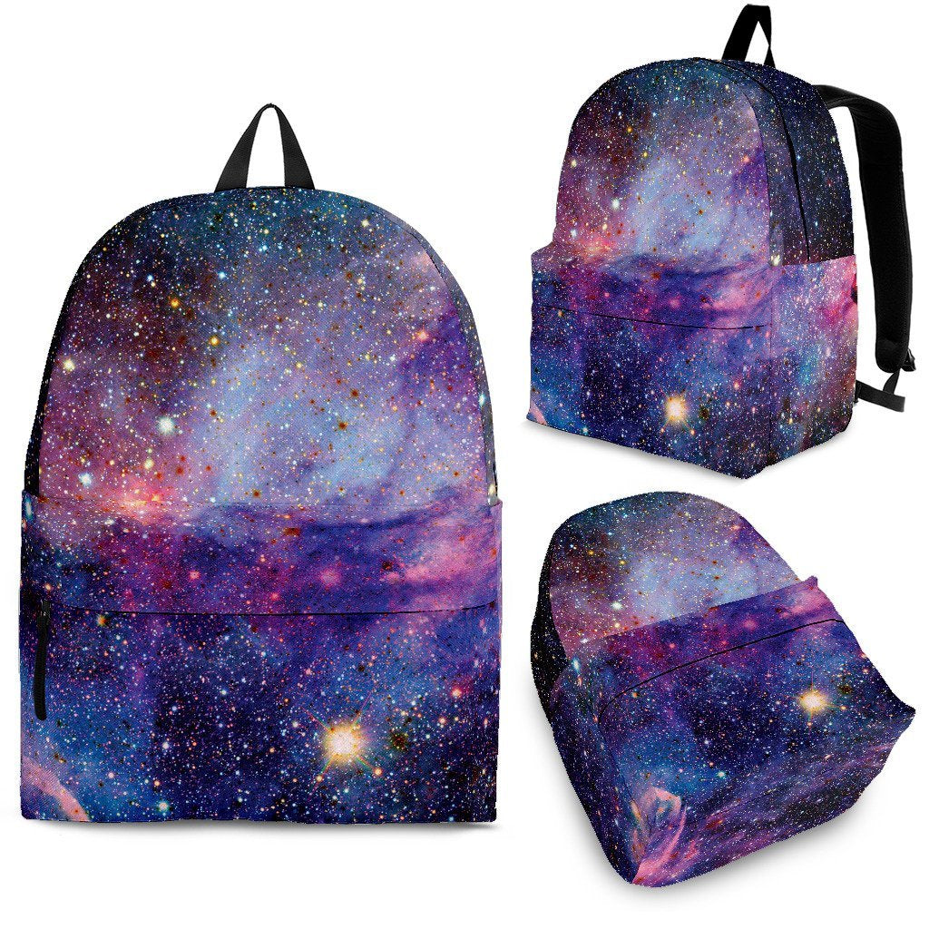 Space Milky Way Galaxy Print Premium Backpack
