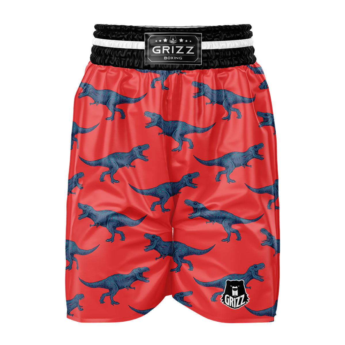 Tyrannosaurus Rex Print Pattern Boxing Shorts